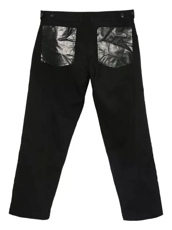 Comme Des Garçons Button-fastening Patch-pocket Pants