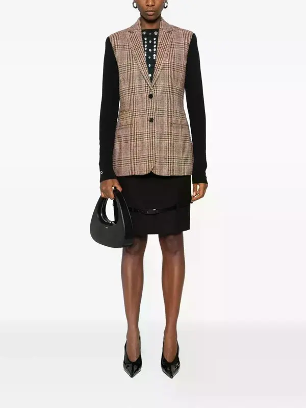Coperni Check-pattern Paneled Jacket