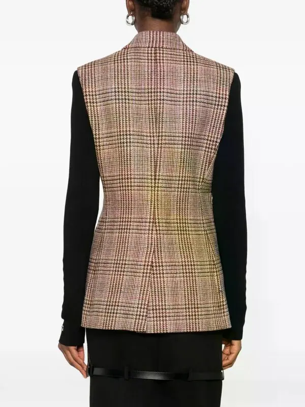 Coperni Check-pattern Paneled Jacket