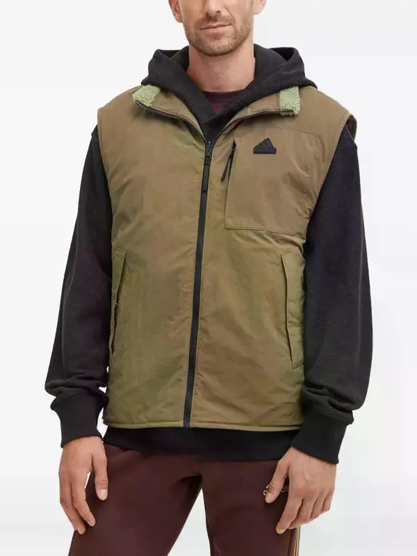 Adidas Fleece-lined Zip-up Vest
