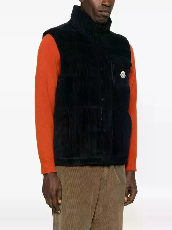 Moncler Quilted Corduroy Vest