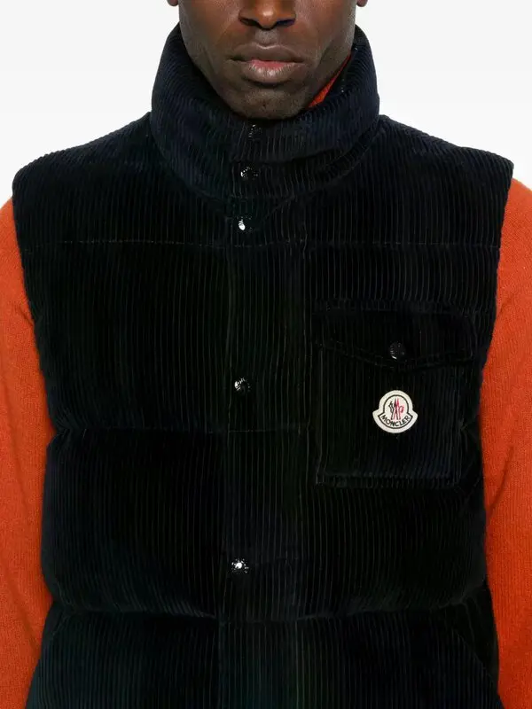 Moncler Quilted Corduroy Vest