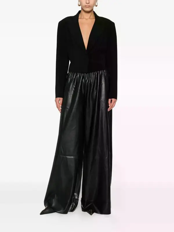 Norma Kamali V-neck Cropped Jacket