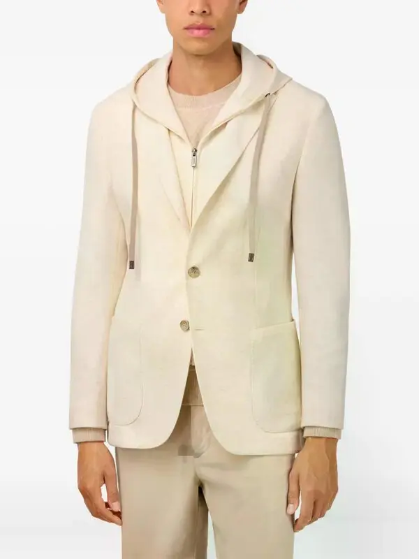 Boggi Milano Madison Hooded Blazer