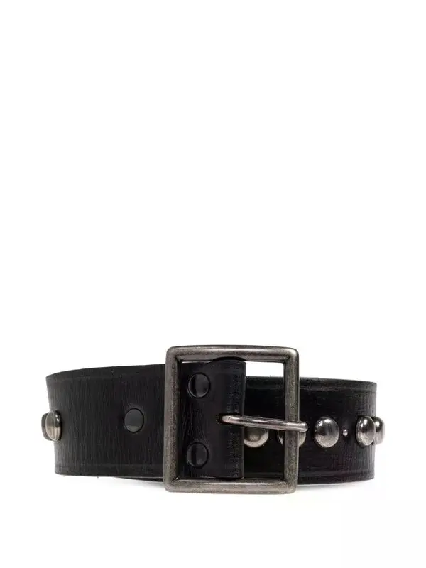 Dsquared2 Studded Leather Belt - Black