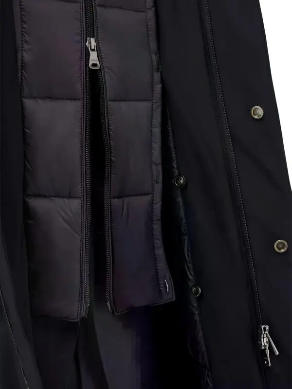 Boggi Milano Zipped Padded Coat - Blue