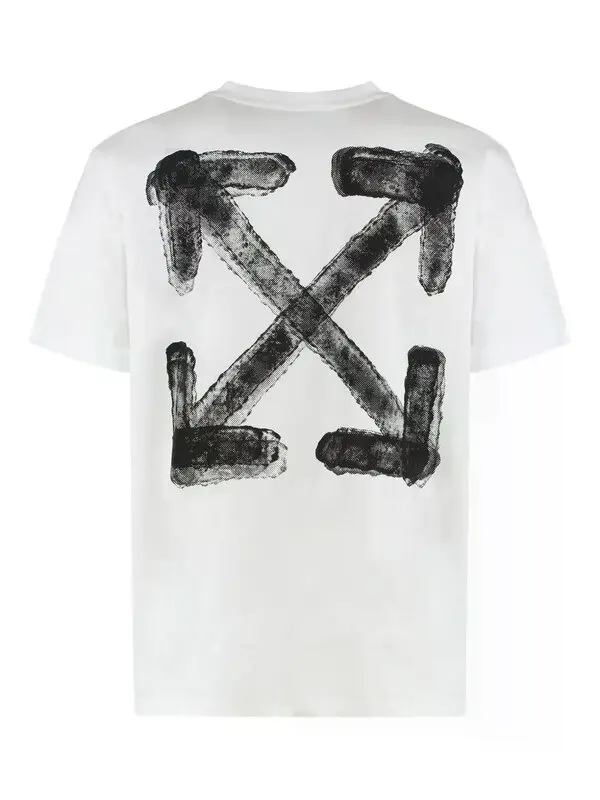 Off-White Arrow-print Cotton T-shirt