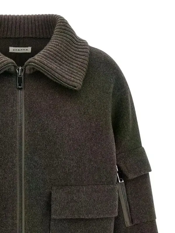 P.a.r.o.s.h Leak Wool Bomber Jacket