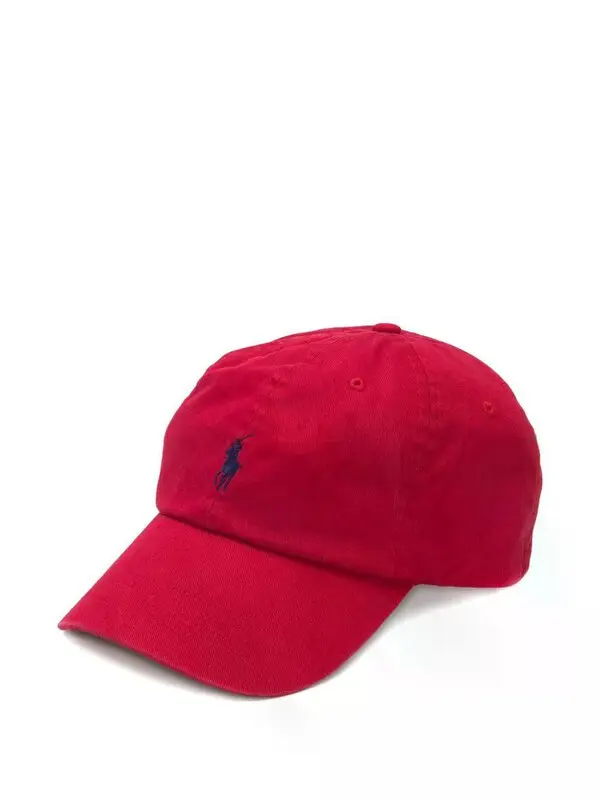 Polo Ralph Lauren Logo-embroidered Cap - Red