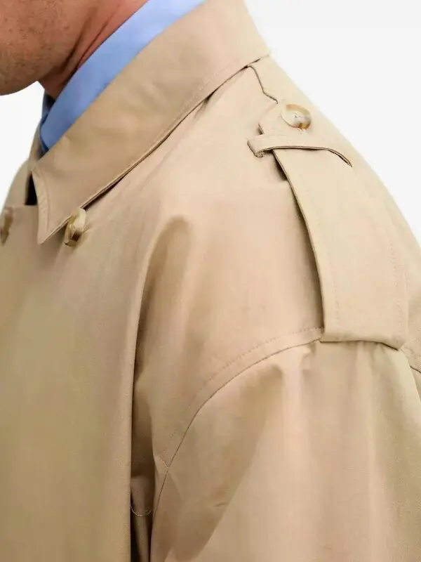 LES DEUX Miles Double-breasted Belted Trench Coat