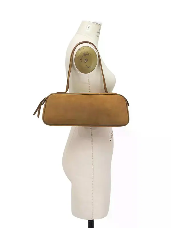 Khaite Simona Suede Shoulder Bag - Neutrals