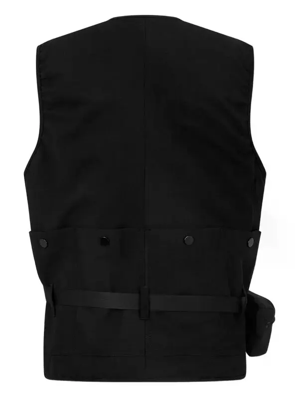 STUDIO TOMBOY Buckle-fastening Patch-pocket Vest