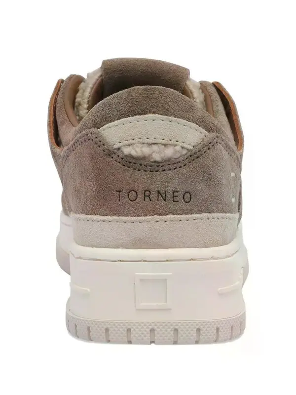 D.a.t.e. Torneo Teddy Suede-leather Sneakers
