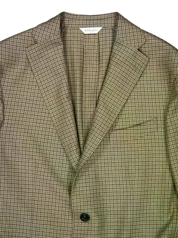 Boglioli Single-breasted Checked Blazer