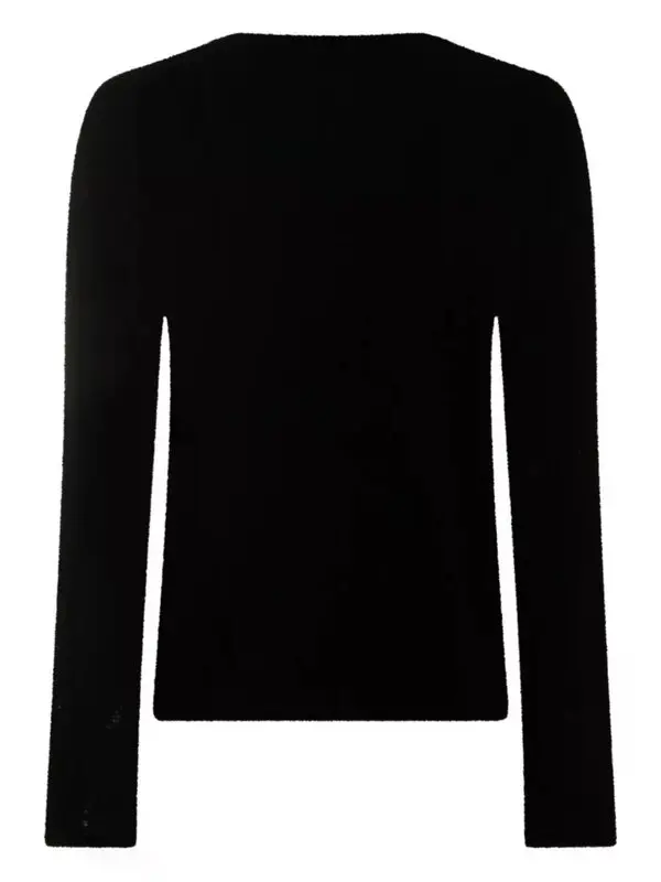 THOM KROM Long-sleeve Distressed Sweater