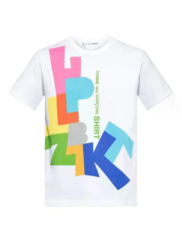 Comme Des Garçons Graphic-print T-shirt - White