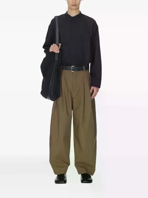 Studio Nicholson Karst Grandad-collar Shirt