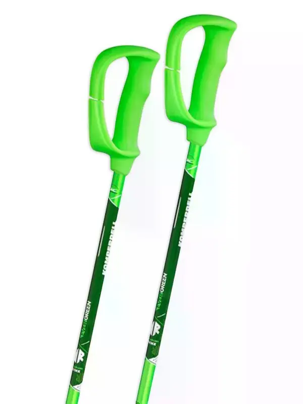 KOMPERDELL Logo-print Ski Poles - Green