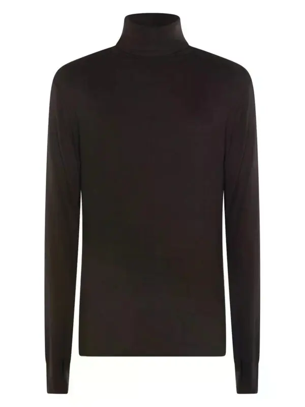 THOM KROM High-neck Long Sleeve Sweater