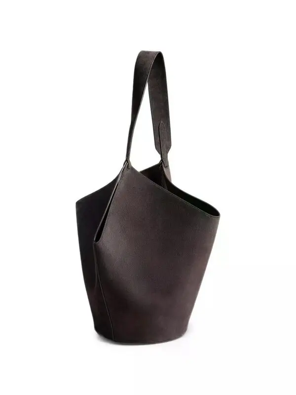 Khaite Suede Shoulder Bag - Brown