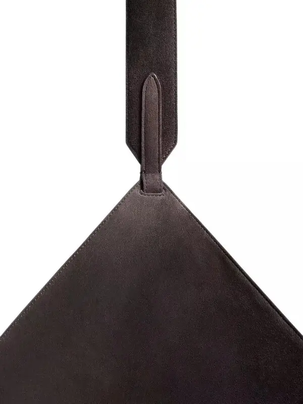 Khaite Suede Shoulder Bag - Brown