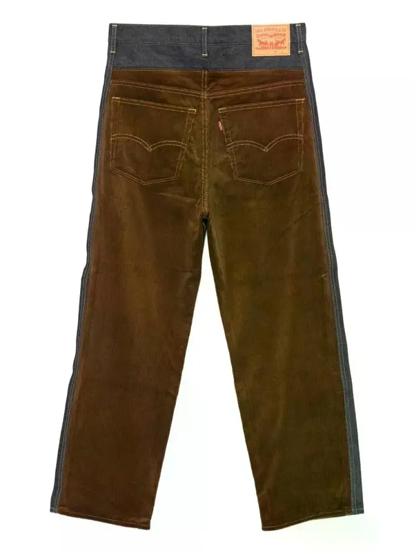 Junya Watanabe Paneled Corduroy Denim Jeans