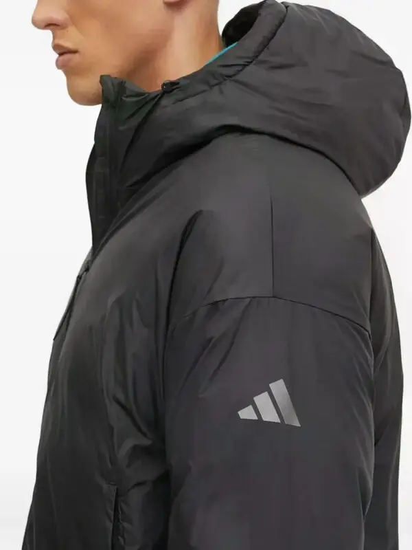 Adidas Three-stripe Detail Padded Jacket