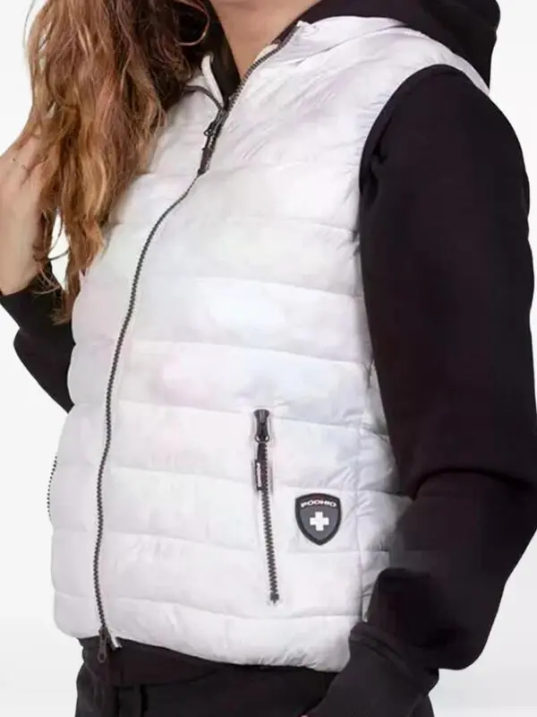PODHIO Logo-patch Hooded Gilet