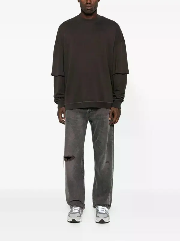 DARKPARK Double-layered Crew-neck Sweatshirt