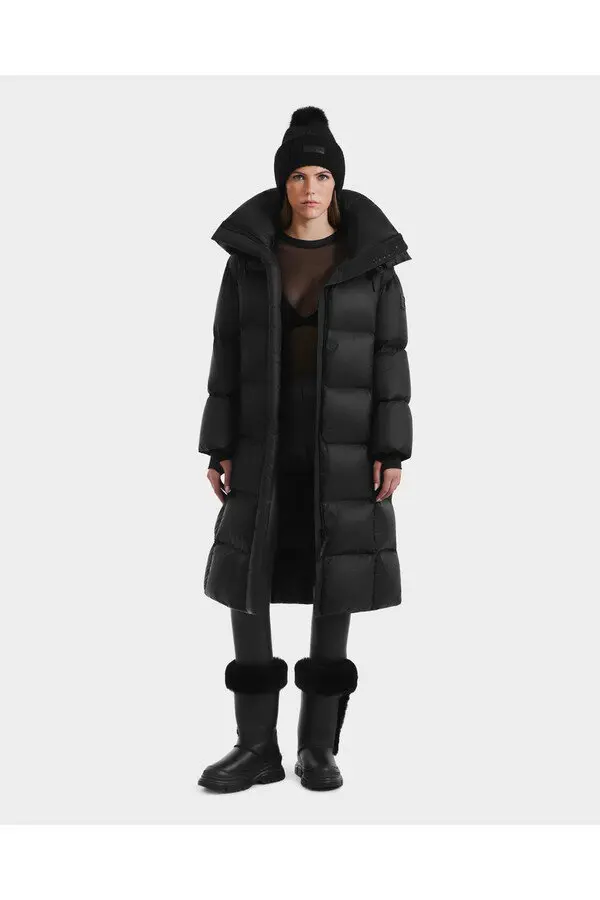 Rudsak Long Down Puffer Coat - Black