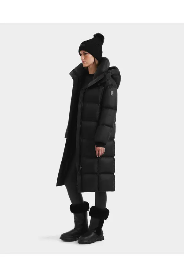 Rudsak Long Down Puffer Coat - Black