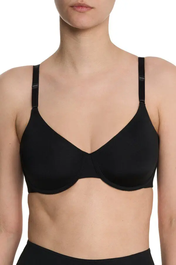 Natori Liquid Smooth Shape Minimizer Bra - Black