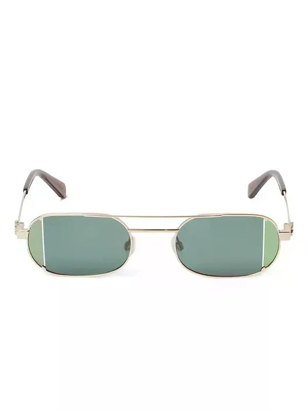 Off-White Lynn Rectangle Sunglasses - Silver
