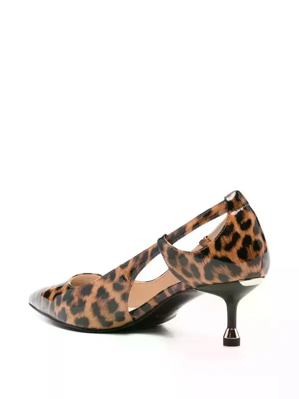 Liu Jo 55mm Leopard-print Cut-out Pumps
