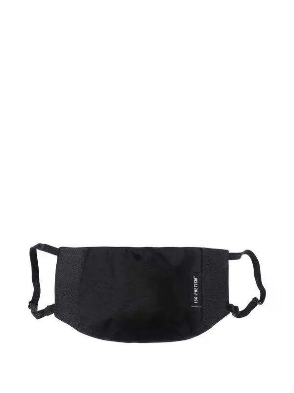 ISO.POETISM Logo-detail Face Mask - Black