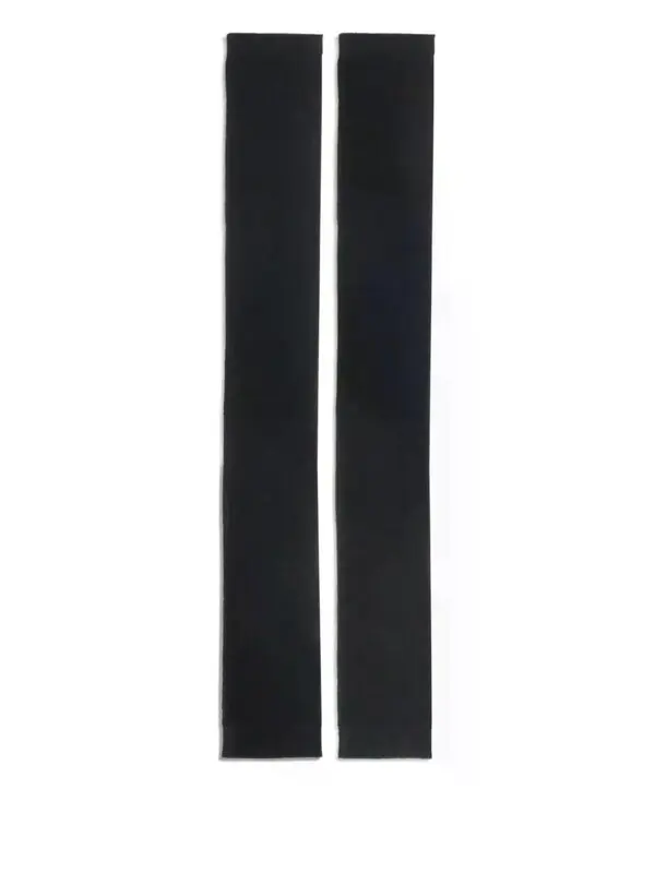 SA SU PHI Ribbed Cashmere Gloves - Black