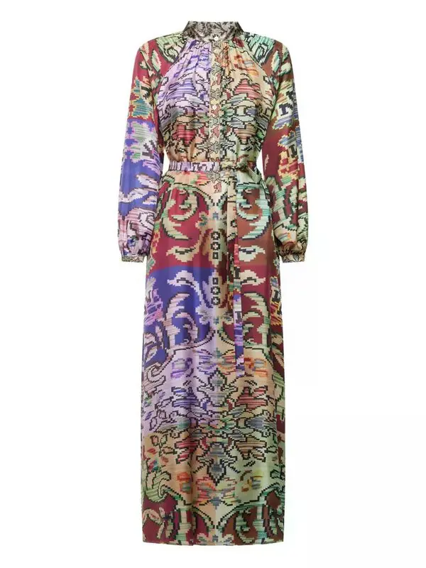 PIERRE-LOUIS MASCIA Abstract-pattern Maxi Dress