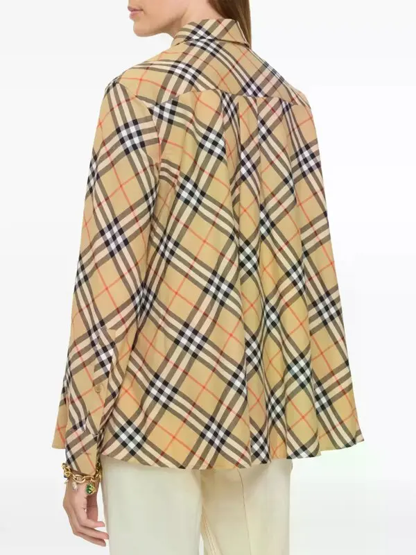 Burberry Check Equestrian Knight-motif Shirt