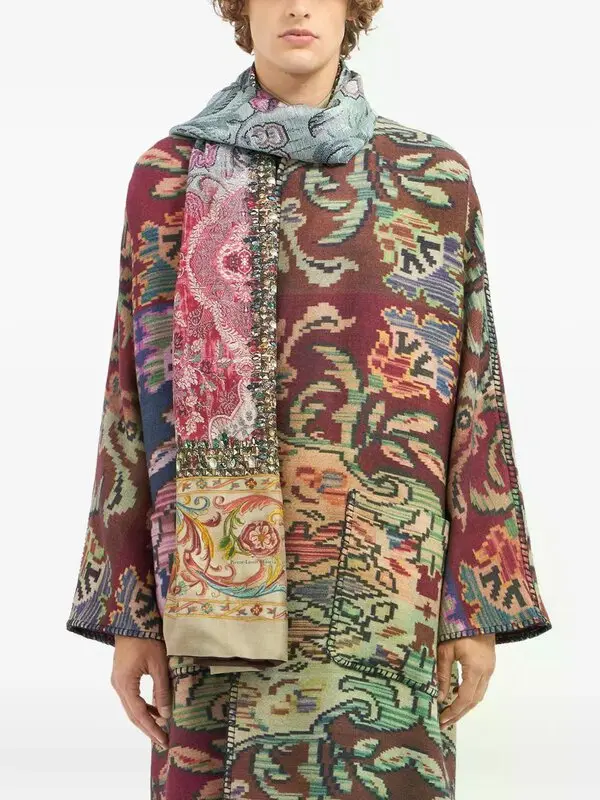 PIERRE-LOUIS MASCIA Floral-pattern Scarf