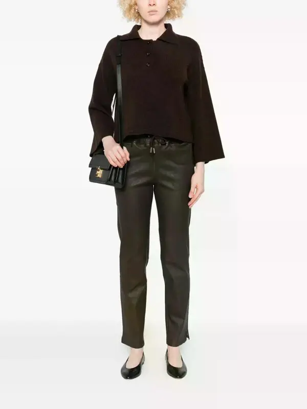 STUDIO AR Nora Leather Trousers