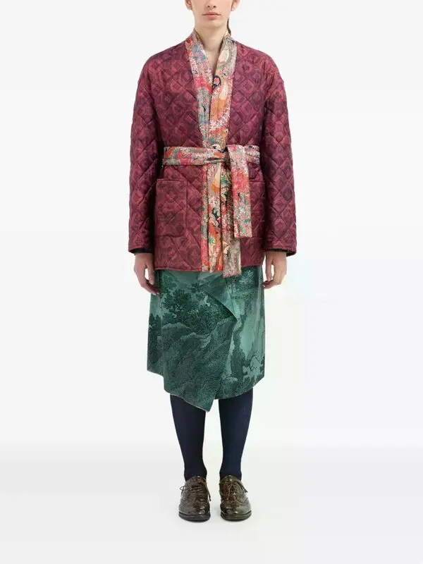 PIERRE-LOUIS MASCIA Quilted Patterned Coat