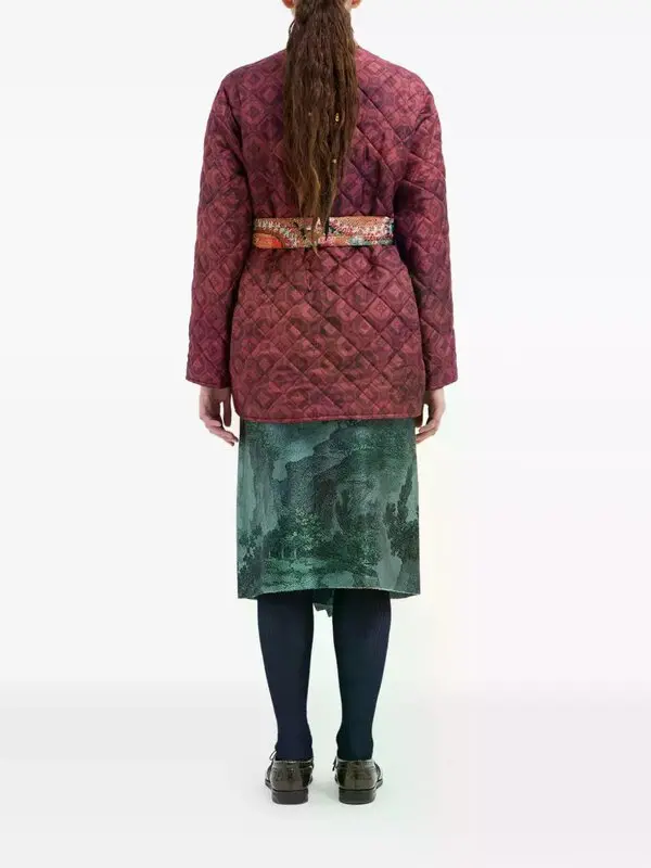 PIERRE-LOUIS MASCIA Quilted Patterned Coat