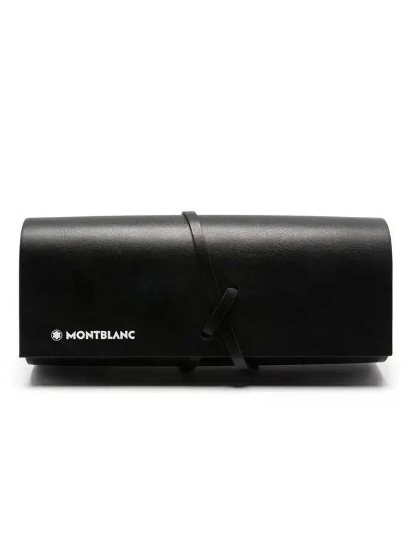 Montblanc Raised-bridge Square Sunglasses