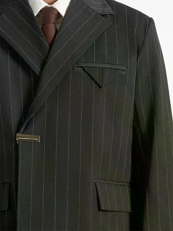 Manière De Voir Gaston Pinstripe-pattern Blazer