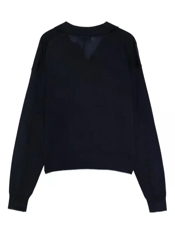 Soeur Polo-neck Sweater - Blue