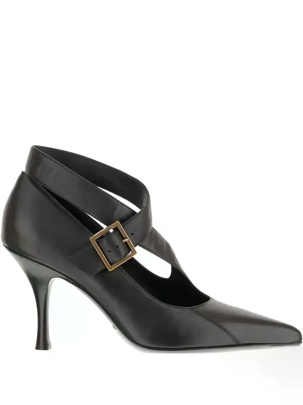 Khaite 85mm Leather Heeled Pumps