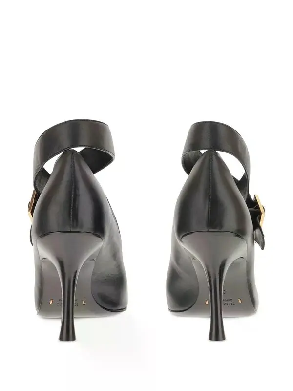 Khaite 85mm Leather Heeled Pumps