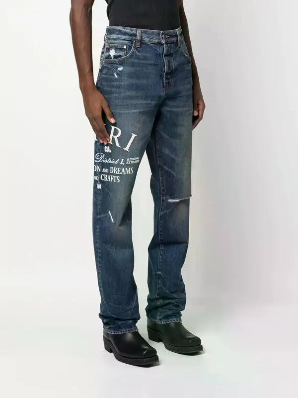 Amiri Arts District Straight-leg Jeans