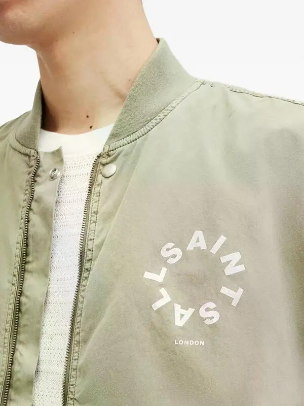 ALLSAINTS Circular Logo Bomber Jacket