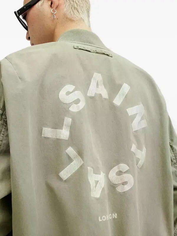 ALLSAINTS Circular Logo Bomber Jacket